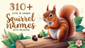 310+ Cute & Unique Squirrel Names with Meaning - Names Vaults
