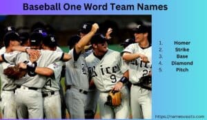310 One Word Team Names: Ultimate List for Any Group - Names Vaults