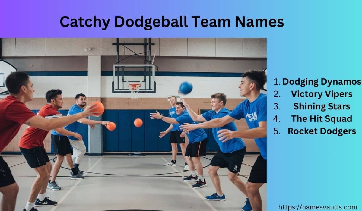 441 Epic Dodgeball Team Names for Fun and Victory - Names Vaults