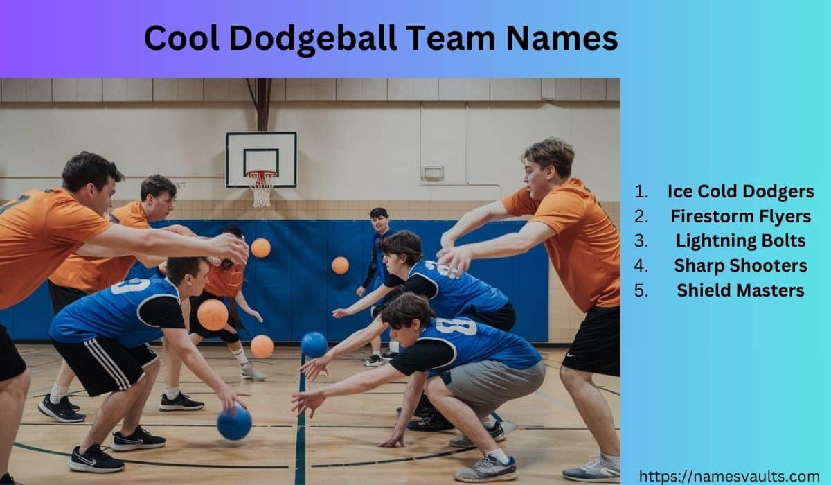 441 Epic Dodgeball Team Names for Fun and Victory - Names Vaults