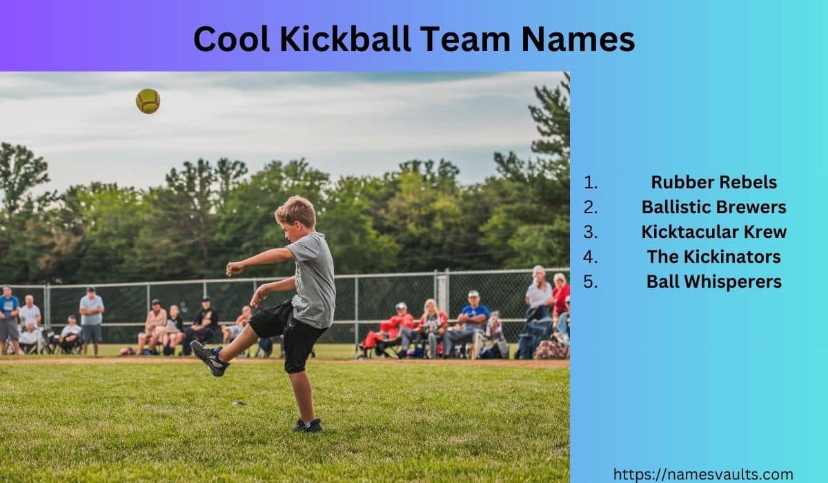 385 Best Kickball Team Names [For Kids And Adults] - Names Vaults
