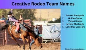 299+ Legendary Rodeo Team Names for Wild West Inspiration - Names Vaults