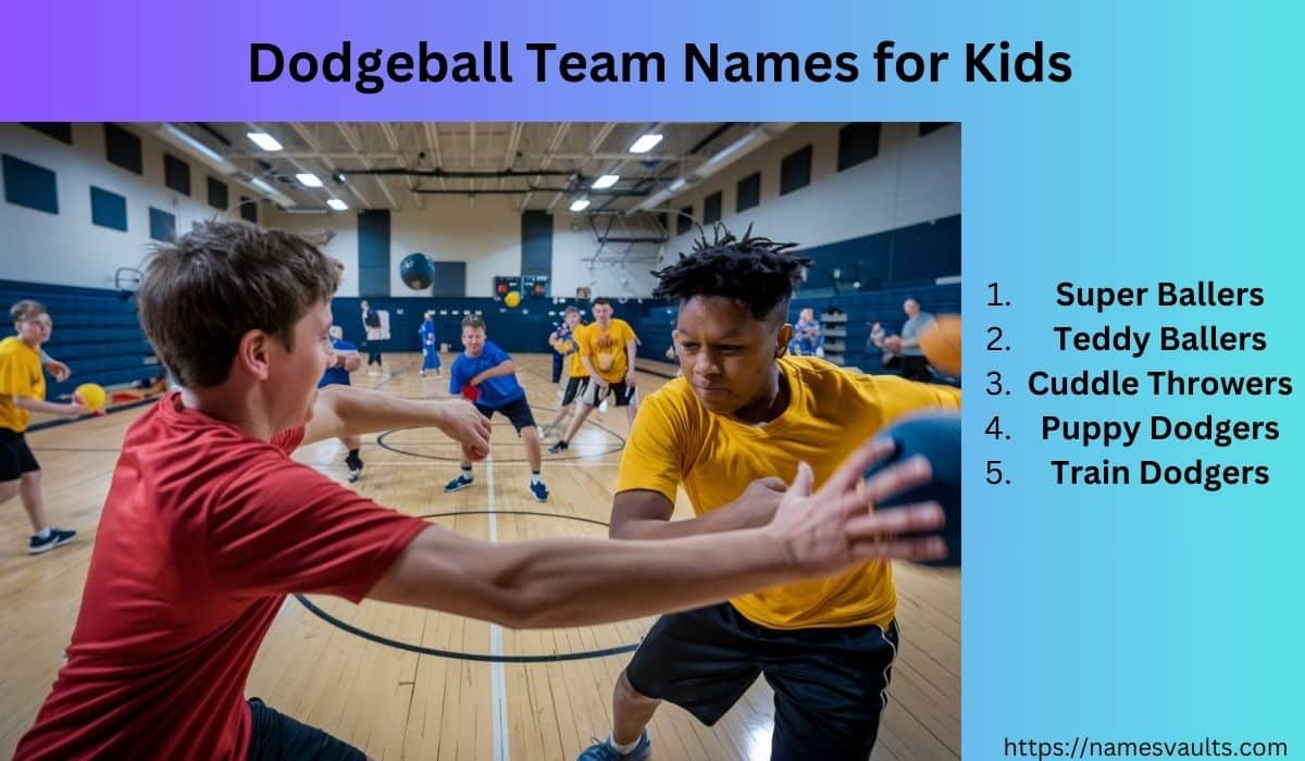 441 Epic Dodgeball Team Names for Fun and Victory - Names Vaults
