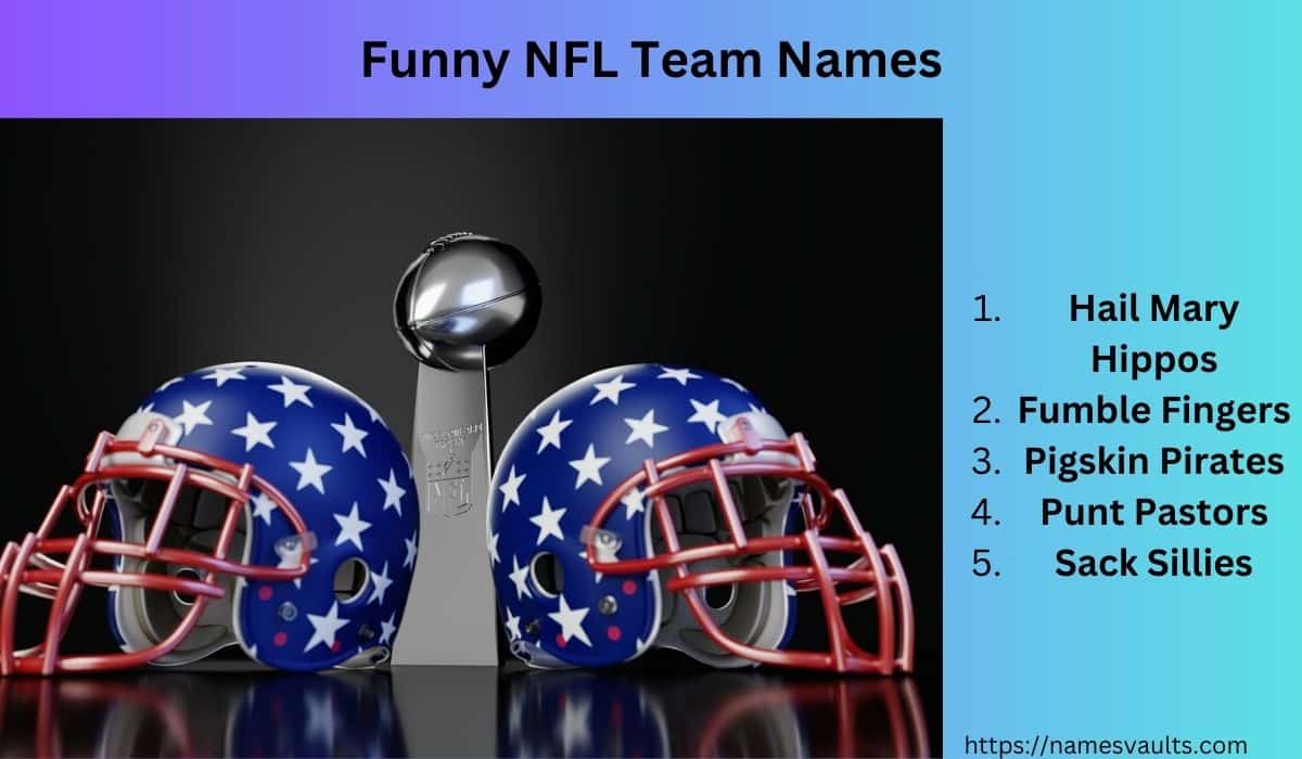 448 Top NFL Team Names: [Unique and Creative Ideas] - Names Vaults