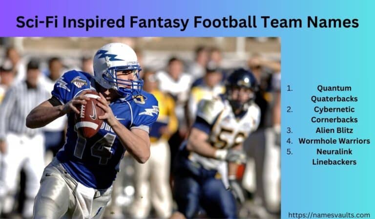 255 Fantasy Football Team Names to Dominate Your League - Names Vaults