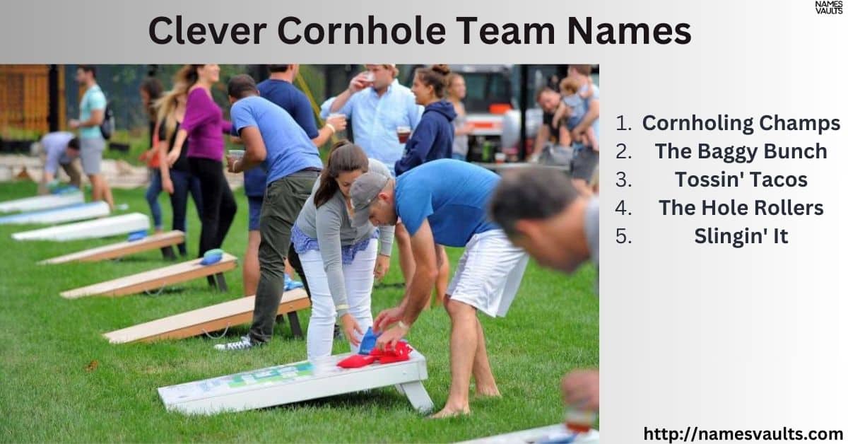362 Epic Cornhole Team Names to Rule the Boards - Names Vaults