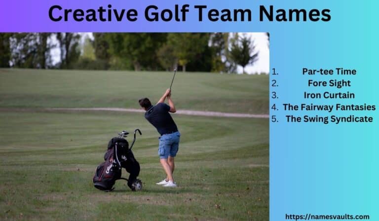 373+ Golf Team Names: From Hilarious to Legendary - Names Vaults
