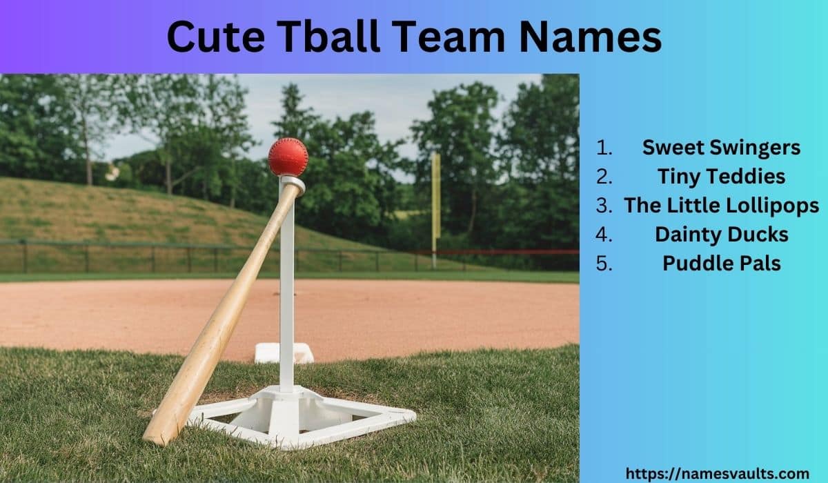 404 Winning TBall Team Names: From Clever to Cute - Names Vaults
