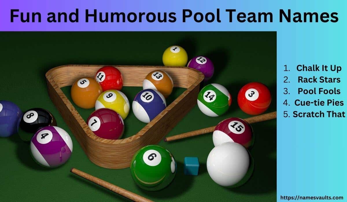 333 Epic Pool Team Names: Ranked & Ready for League Play - Names Vaults