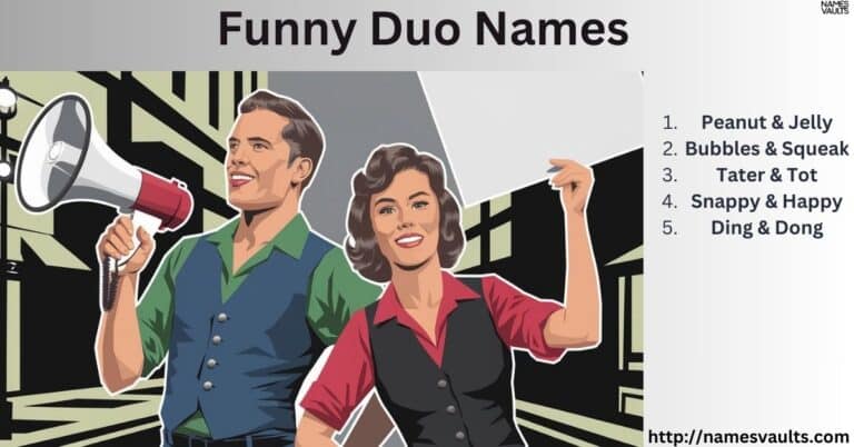 368+ Unique and Funny Duo Names for Teams That Stay Together - Names Vaults