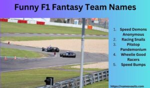 371 Inspiring F1 Team Names to Lead the Race - Names Vaults