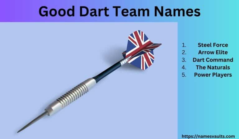 390 Dart Team Names: A Guide to Funny, Cool & Clever Ideas - Names Vaults