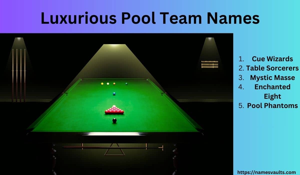 333 Epic Pool Team Names: Ranked & Ready for League Play - Names Vaults
