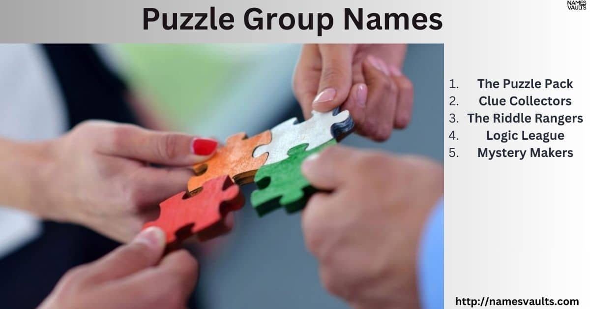 338+ Puzzle Team Names That Actually Won Competitions - Names Vaults