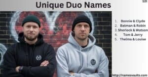 368+ Unique and Funny Duo Names for Teams That Stay Together - Names Vaults