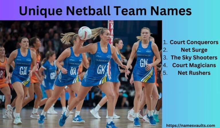272+ Winning Netball Team Names: From Fierce to Funny - Names Vaults