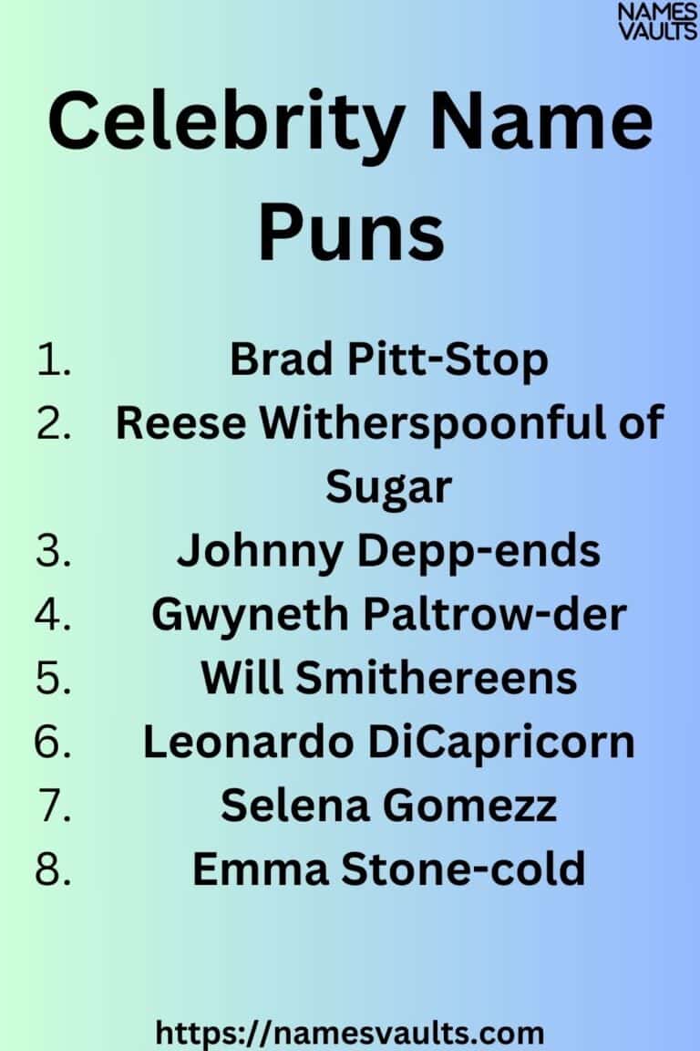 446 Pun Names You’ve Never Heard Before - Names Vaults