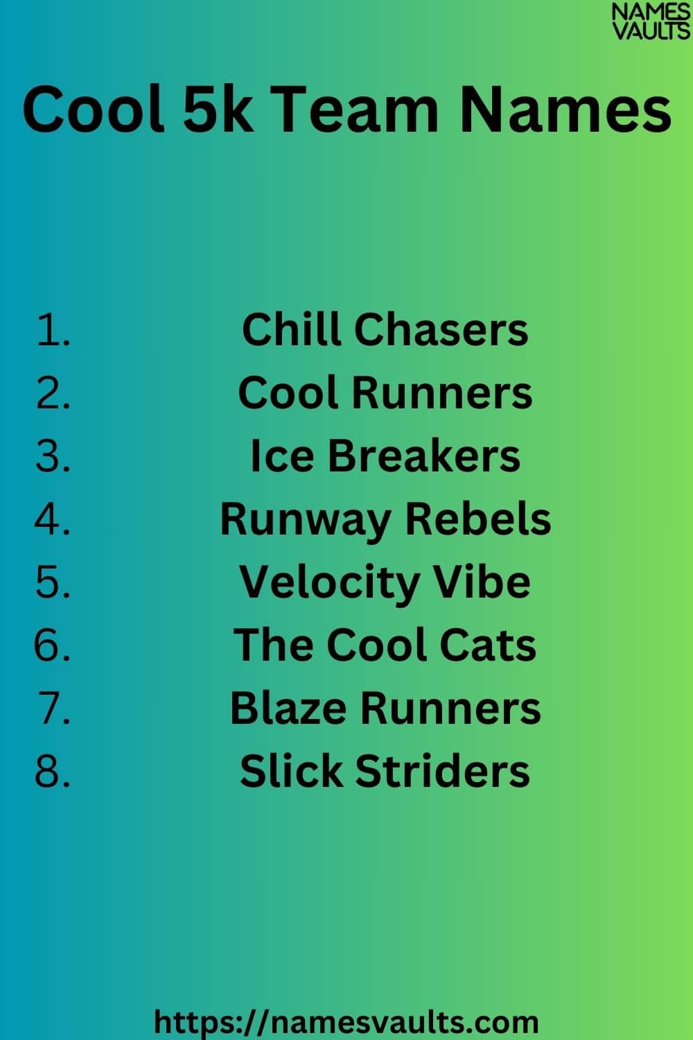 253 Creative & Fun 5K Team Names to Boost Your Race Spirit - Names Vaults