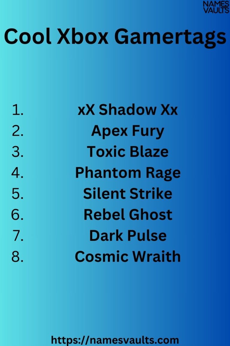 456+ Cool Gamer Tags: Funny, Unique & Standout Ideas - Names Vaults