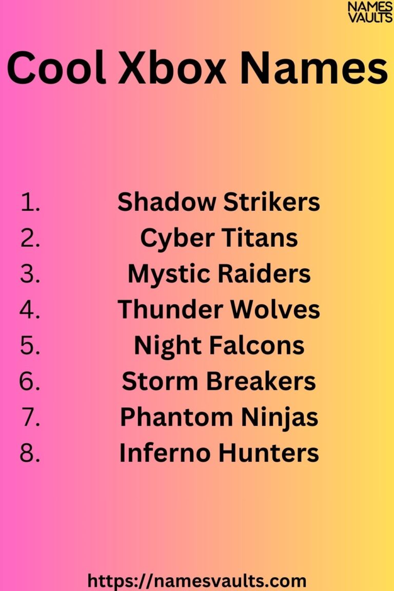 396+ Great Xbox Names Ideas You’ll Absolutely Love - Names Vaults