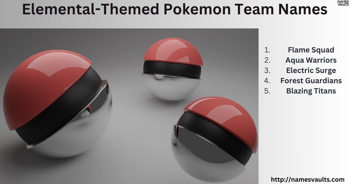 Pokémon Team Names: 380 Ideas to Keep Your Rivals Guessing - Names Vaults