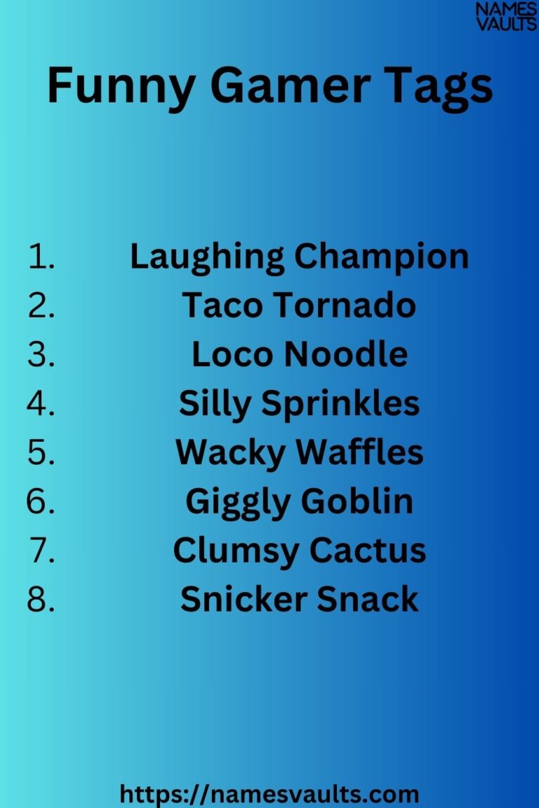 456+ Cool Gamer Tags: Funny, Unique & Standout Ideas - Names Vaults
