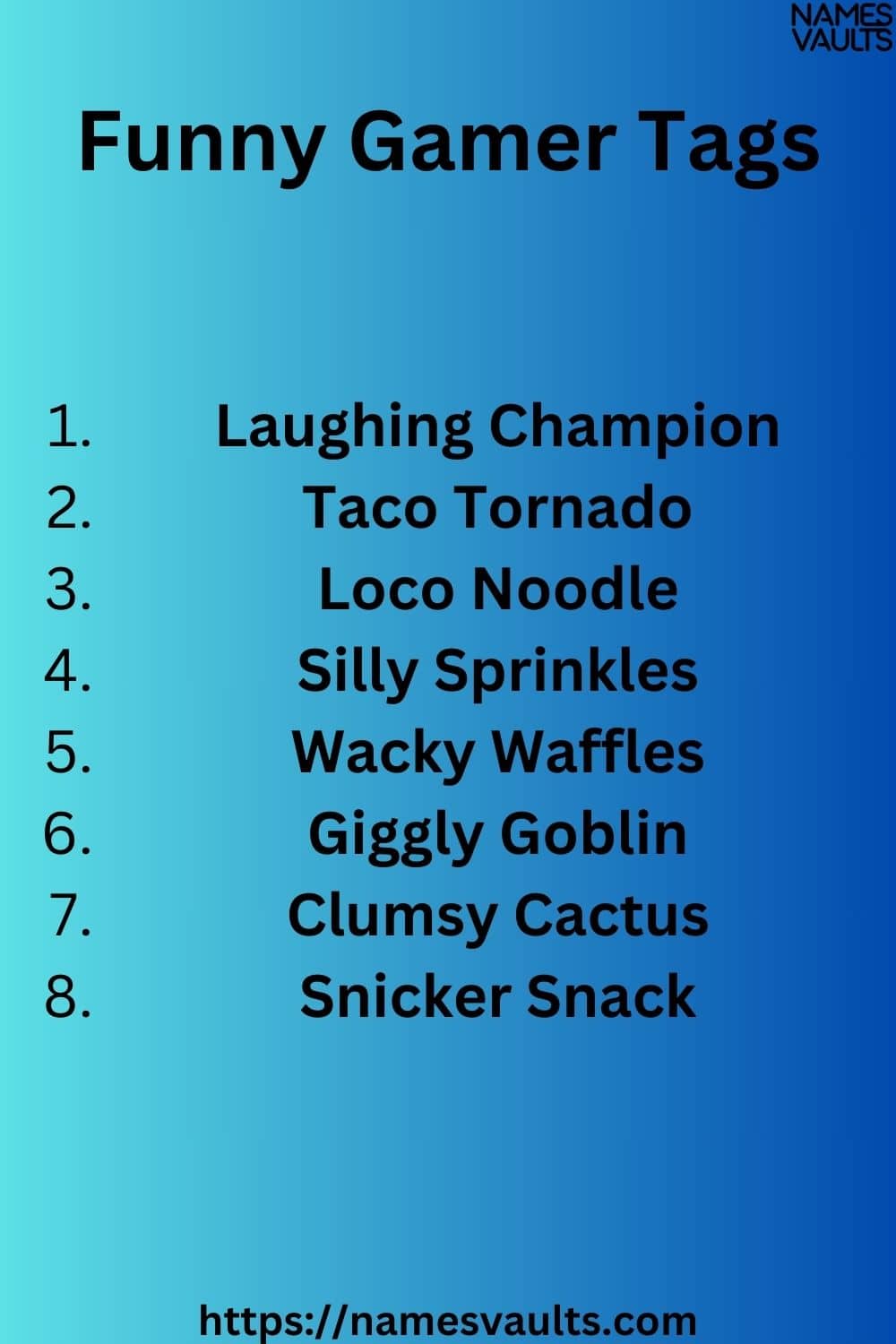 456+ Cool Gamer Tags: Funny, Unique & Standout Ideas - Names Vaults