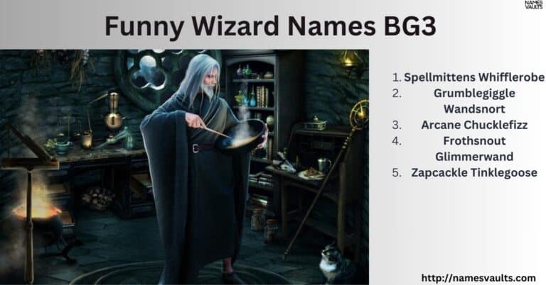504+ Funny Wizard Names That'll Leave You Spellbound - Names Vaults
