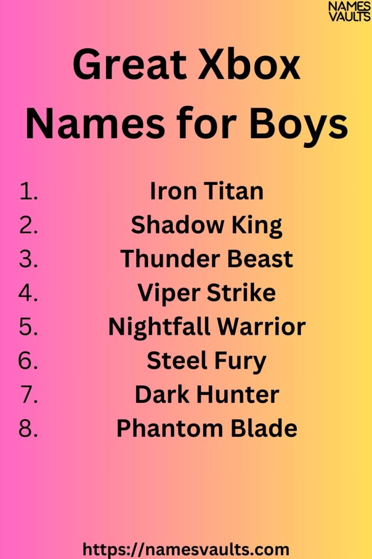 396+ Great Xbox Names Ideas You’ll Absolutely Love - Names Vaults