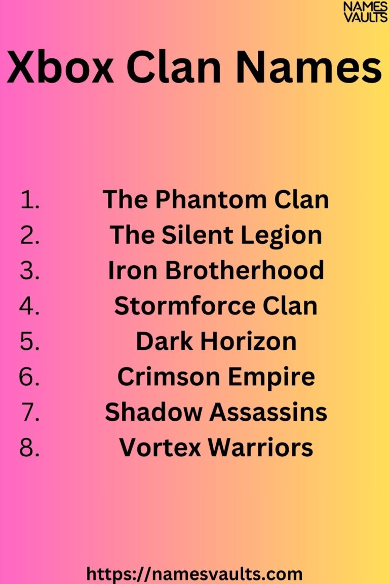 396+ Great Xbox Names Ideas You’ll Absolutely Love - Names Vaults